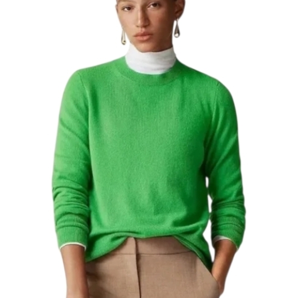 J. Crew | Sweaters | J Crew 0 Cashmere Crewneck Sweater Size Large ...